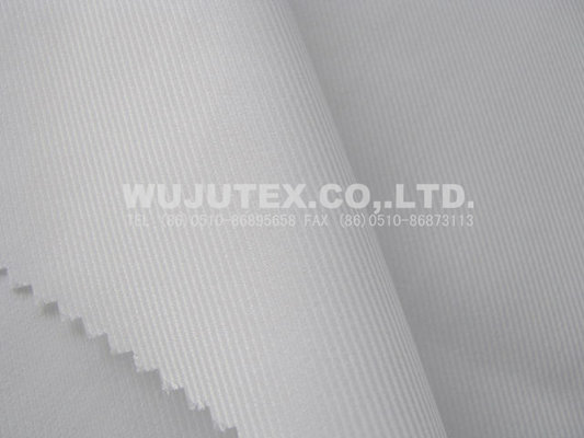 China Spandex White Cavalry Twill Cotton Yarn Dyed Fabric Tee Shirt Cloth for Fashion clothes supplier