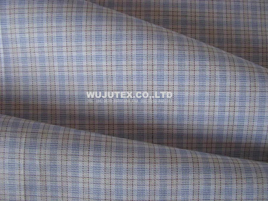 China Ladies Fashion High Count Twill Weave Check Good Quality Cotton Yarn Dyed Fabric supplier
