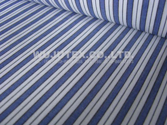 China Good Quality  Plain Weave Stripe Fabric, Cotton Yarn Dyed Fabric , Dress Fabric supplier