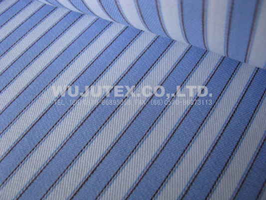 China Women-specific Nice soft 100% twill weave stripe Cotton Yarn Dyed Fabric 145/147cm width supplier