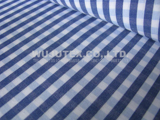China Popular fabric Plain Weave Cotton Yarn Dyed Fabric With Competitive Price for shirt supplier
