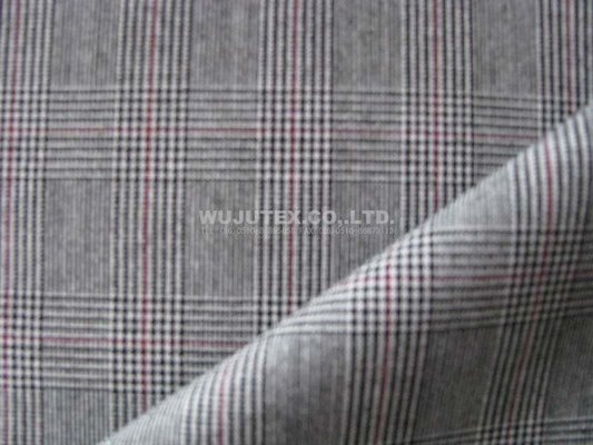 China Dress Fabric Yarn Dyed T/R Check Comfortable Polyester Rayon Fabric supplier