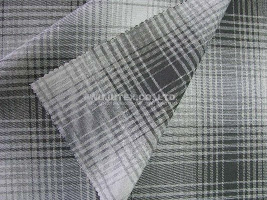 China 63% Polyester 34% Rayon 3% Spandex, TR Span Check Fabric, Rayon Polyester Fabric supplier
