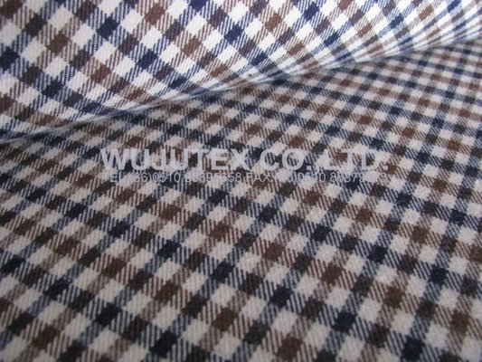 China TR Fabric 65% Polyester 35% Rayon Check Item No. WJY5253-2 supplier