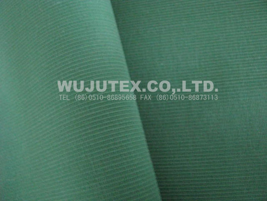 China New Fabric 167g/sm Green Color Cotton Nylon Fabric Spandex Plain Weave supplier