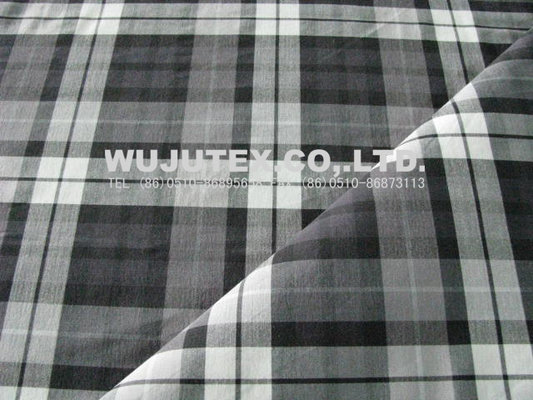 China Competitive Price Stretch Plaid Cotton Nylon Fabric , Plain Weave Cloth Material supplier
