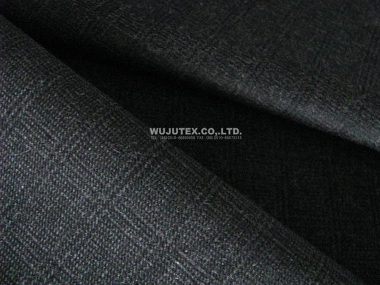 China 100% Cotton Checked Malange Fabric for Men's Suits, Trousers and Overcoat supplier
