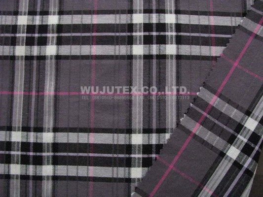 China OEM Summer 100% Rayon Yarn Dyed Fabric Twill Weave Clothing material 144g/m2 supplier