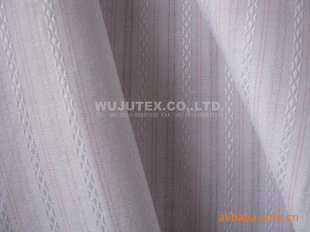 China 88g/m2 Plain Weave Yarn Dyed Dobby Stripe Cotton Poly Fabric with 55% Poly 45% Cotton supplier
