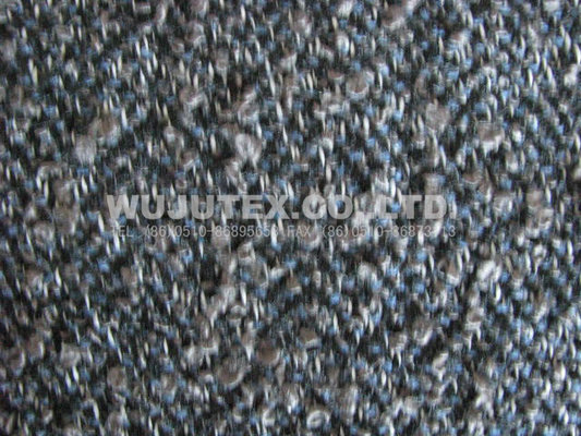 China 406g/sm Polyester Acrylic Yarn Dyed Herringbone Twilled Woolen Fabric Clothing Material supplier