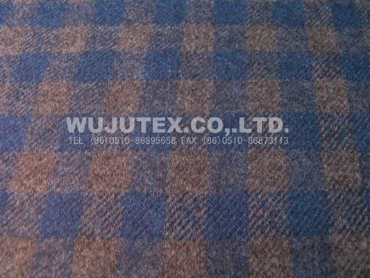 China Twilled Woolen Fabric Clothing Cloth with 50% Wool,30% Polyester,10% Rayon,10% Modal supplier