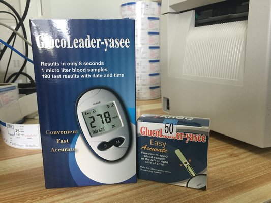 Blood Glucose Meter Glucometer Kit Diabetes Monitor Household Healthcare With 50Strips and 50Lancets