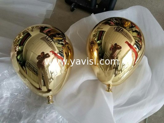 YAVIS window diaplay props electroplated plastic hard balloon