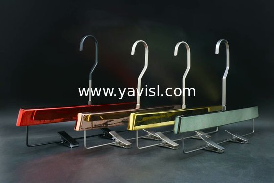 YAVIS  china pants hangers manufacturer, trouser hangers wholesale, clip hangers, alternative solid wood hanger