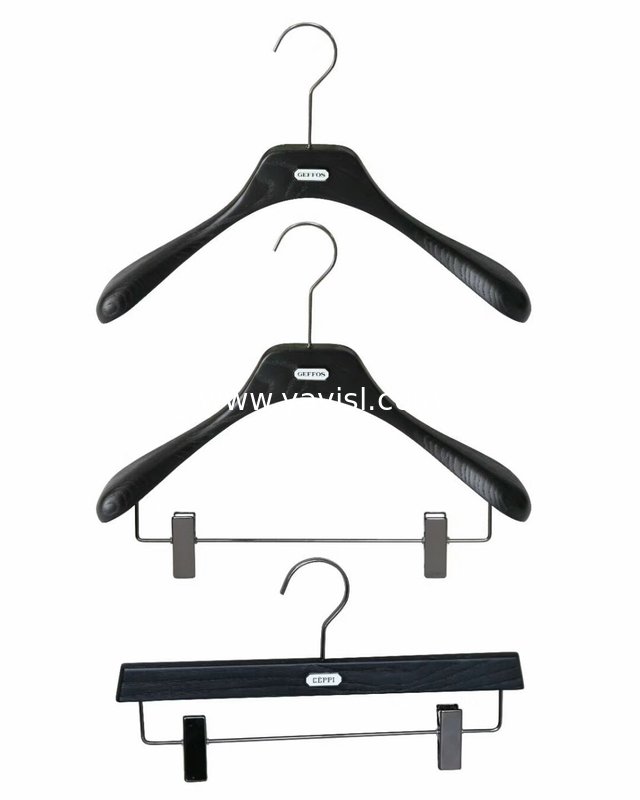 YAVIS  china pants hangers manufacturer, trouser hangers wholesale, clip hangers, alternative solid wood hanger