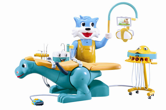 2016 pediatric dental chair for sale with small tablet for palying cartoon movie supplier