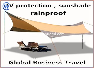 Sun Shade Sail 13 X 16.5' FT Rectangle Shading Canopy Sand Waterproof polyester