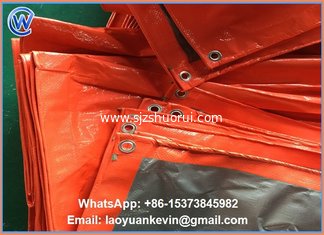 Hot Selling 260gsm car covering cloth pe tarpaulin Waterproof Cover in rain