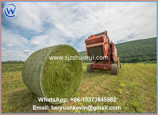 Hot Selling 100% HDPE 10gsm 1*3600m Straw hay bale net wrap with high quality
