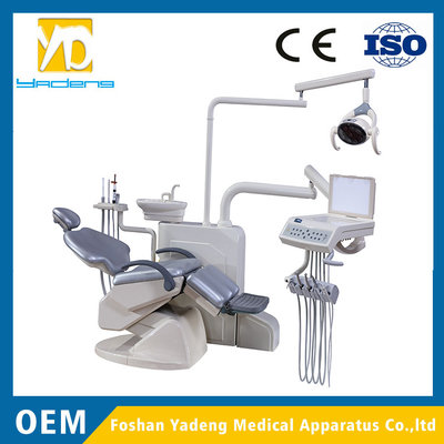 Dental Patient Chair And Delivery Unit With Cuspidor And LED Sensor Light