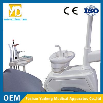 Dental Patient Chair And Delivery Unit With Cuspidor And LED Sensor Light