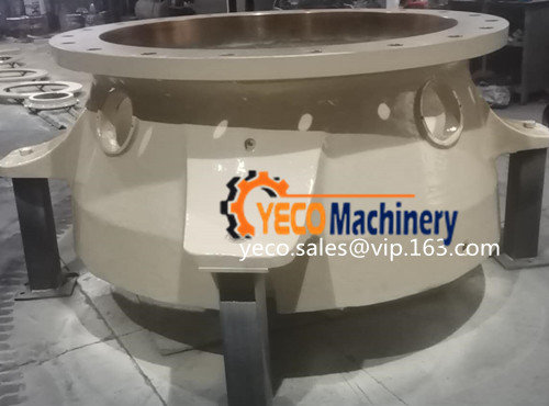 MINING MACHINERY SPARE PARTS LOWER FRAME 585351 FOR MESTO GP300 GP300S Low frame and upper frame 905243- SPARE PARTS supplier