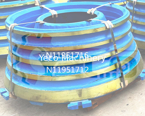 YGP550/500/500S WEAR PARTS | METOS GP550 MANTLE AND CONCAVE EC |Yeco.yap (at) vip.163.com