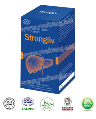 gmp halal haccp iso qs Chinese traditional medicine herbal product Strongliv Capsule