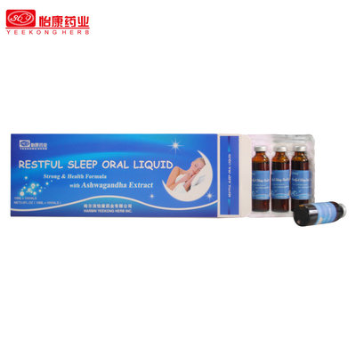 Chinese medicine health supplement restful sleep oral liquid deep calm sleep relieve headache pain ashwagandha valerian