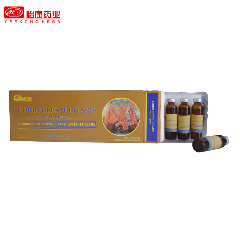 Chinese medicine cordyceps sinensis militaris anti-tumor anti-cancer oral liquid