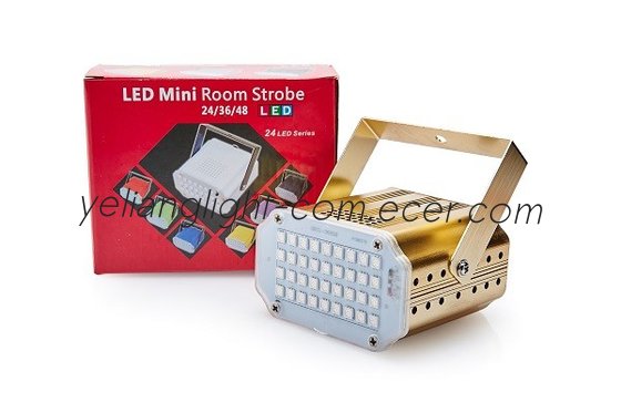 Popular 24pcs Mini Portable Party Strobe Light Full Color Indoor Color Change DJ Strobe Light