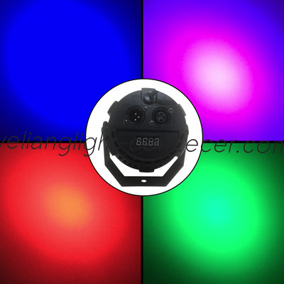 12*1w led sound activated mini par stage lighting party decoration disco lights