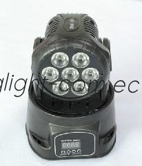 2016 Dj Lighting 7pcs LED Moving Head Light 4IN1 LED Disco Stage Moving Head
