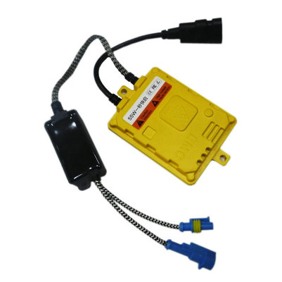 yellow HID ballast 55W slim ballast luces de xenon fast start working car light