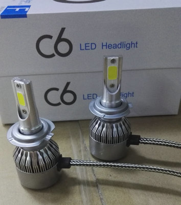 C6 COB led headlamp car light  luces de faros coches car tuning 36W 3800lm  LED car light