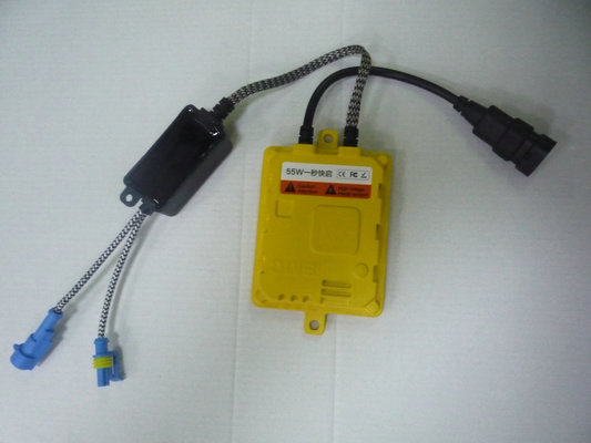 yellow HID ballast 55W slim ballast luces de xenon fast start working car light