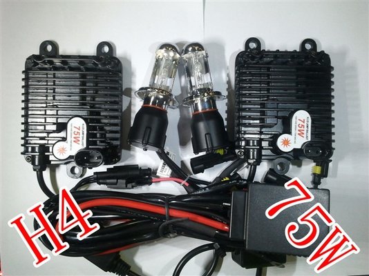 75W HID BI-xenon kit  h4 xenon lamp HID slim ballast