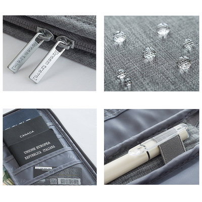 Large Travel Passport Bag Overseas Travel Document Bag Bag Clutch Waterproof Dustproof Portable Card Holder Wallet