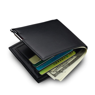 Wallet Men's Short Iron Edge Korean Youth Men's Horizontal Wallet Trend Card Holder
