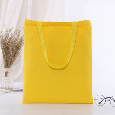 Eco Cotton Tote Canvas Bag Blank Zipper Oxford White Shopping Bag Drawstring Drawstring Pocket