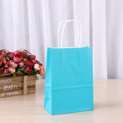 Kraft Paper Bag Clothing Bag Custom Printing Logo Milk Tea Takeaway Packaging Shopping Gift Packaging Tote Bag