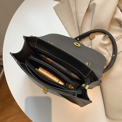 Tote Bag Handbag Women's Bag Texture Simple Fashion Bag Women's Spring Large Capacity Western Style Shoulder Bag Ins