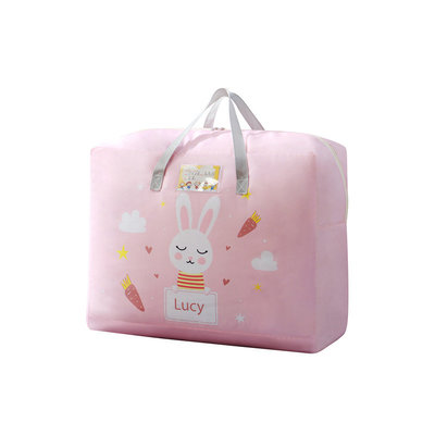 Kindergarten Quilt Storage Bag Zipper Type Children's Clothes Finishing Handbag Large Capacity Moving Bag