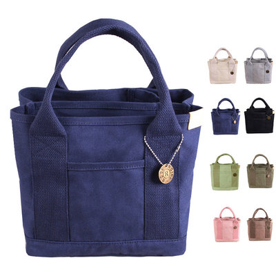 High-end Canvas Bag Lunch Bag Tote Bag 16 Ann Canvas Women's Bag Hand Bag Shoulder Bag
