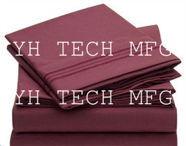 Bed Sheet Set Bedding sheet 3pc 3pcs 4pcs Quilt Cover Pillow Cases Home Textile Hotel Hospital use 100% Cotton Soft
