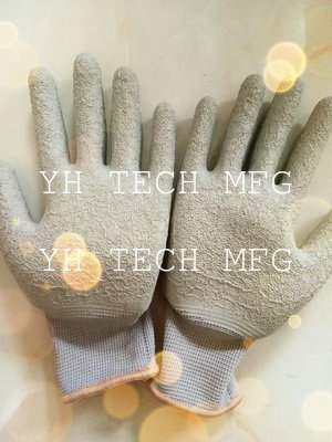 13G polyester gloves Latex coated crinkle,protective work glove,glove,gloves,protected glove,coated,dipped