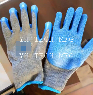 10G Cotton Knitted Gloves With Latex Coated Crinkle,Protective Work Glove,Glove,Gloves,Protected Glove,Coated,Dipped