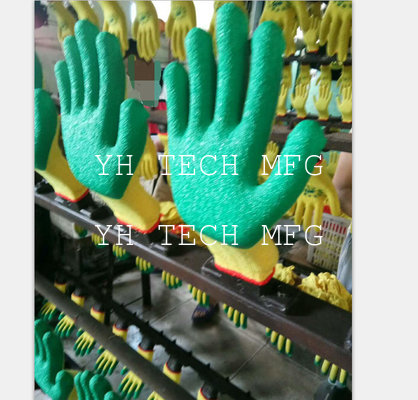 10G Cotton Knitted Gloves With Latex Coated Crinkle,Protective Work Glove,Glove,Gloves,Protected Glove,Coated,Dipped