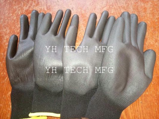 13G polyester glove with PU coated,safety gloves,protective work glove,glove,gloves,protected glove,coated,dipped