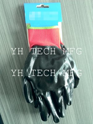13G polyester glove Nitrile coated,safety gloves,protective work glove,glove,gloves,protected glove,coated,dipped